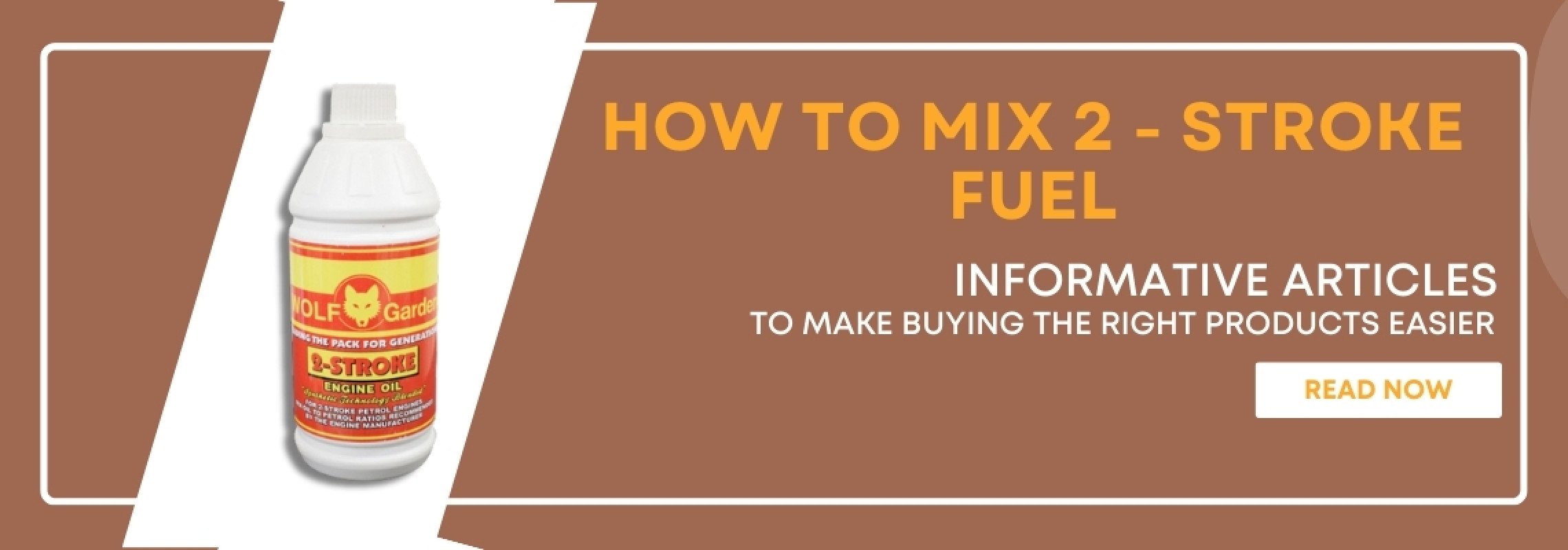 Taking care of your 2-stroke engine: The art of mixing two-stroke fuel. | AgBlogs